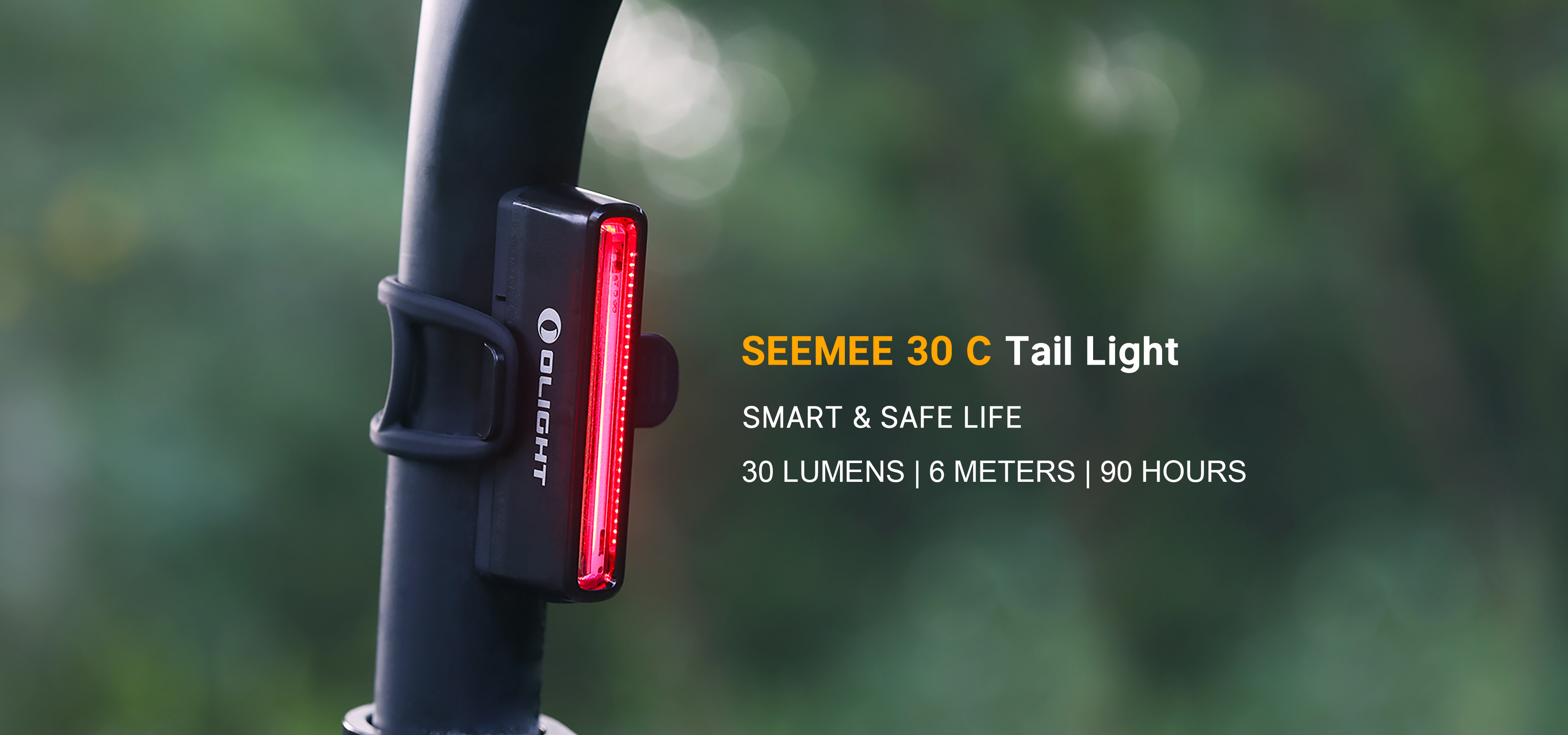 SEEMEE 30 C 타입 방수 충전식 자전거 후미등 - Olight Korea