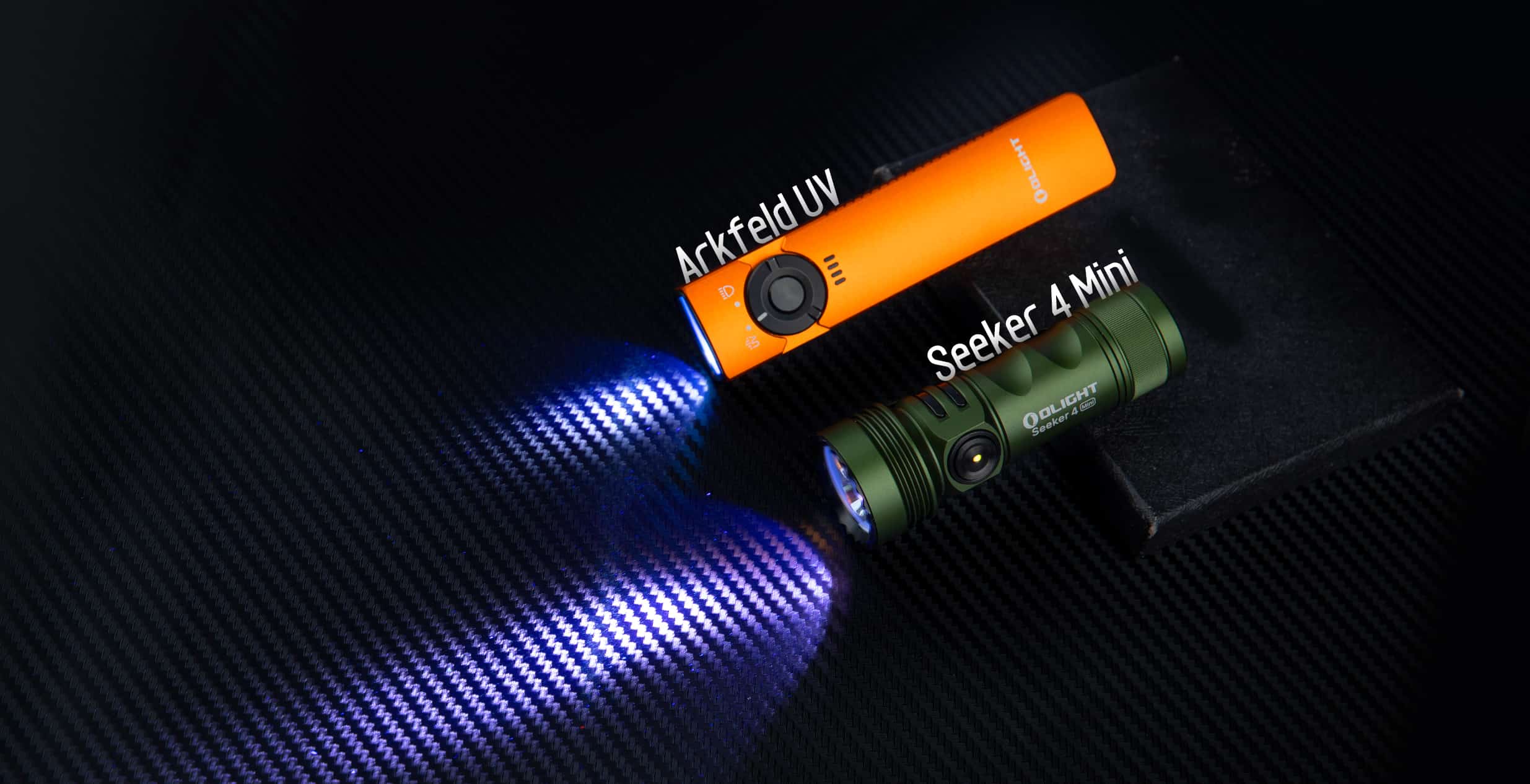 Seeker 4 Mini 시커4 미니 UV 자외선 LED 다기능 충전식 써치 라이트 - Olight Korea